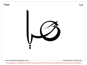 Haya – World of Calligraphy